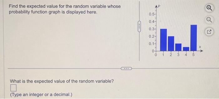 Solved Find the expected value for the random variable whose | Chegg.com