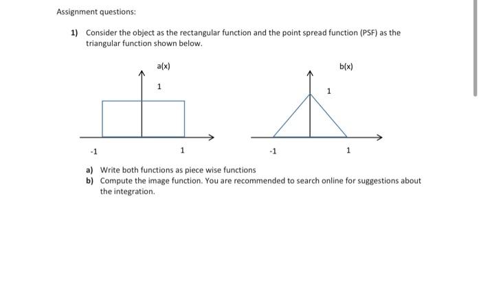 Solved Assignment questions: 1) Consider the object as the | Chegg.com