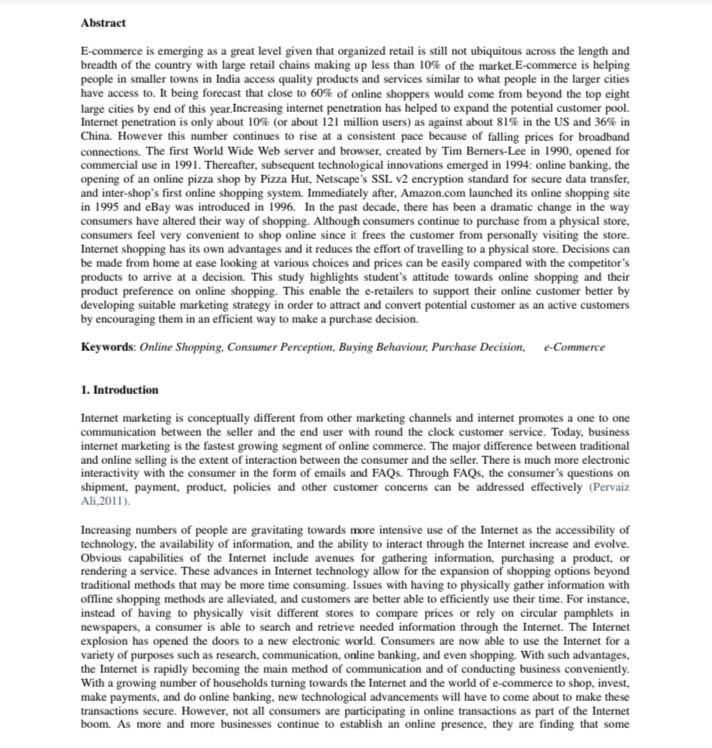 Solved I am doing article critique. please help me to | Chegg.com