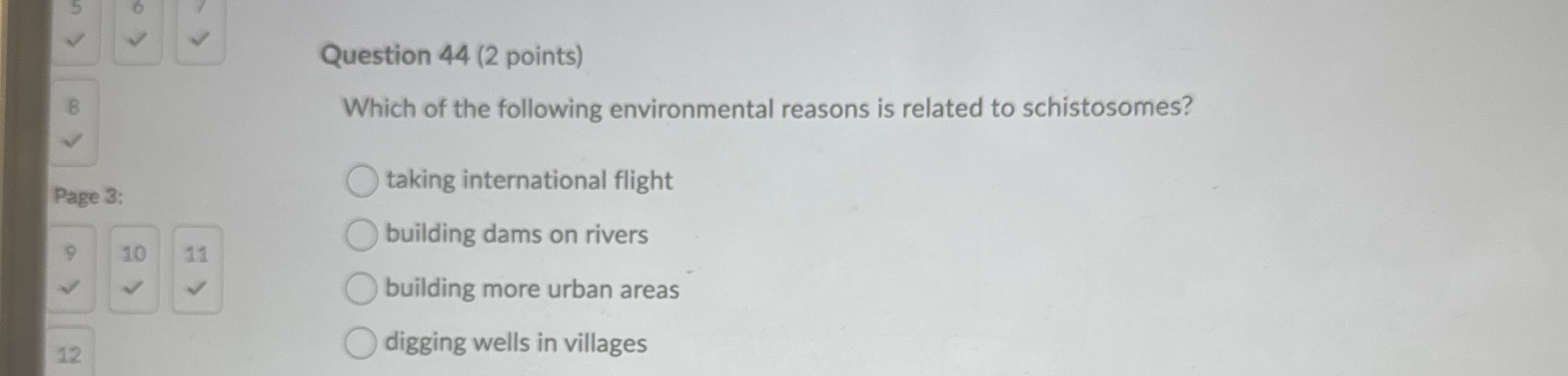 Solved Question 44 (2 ﻿points)Which of the following | Chegg.com