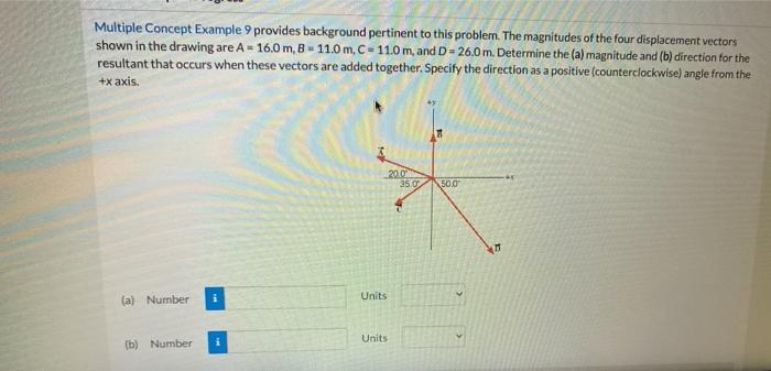 Solved Multiple Concept Example 9 provides background | Chegg.com