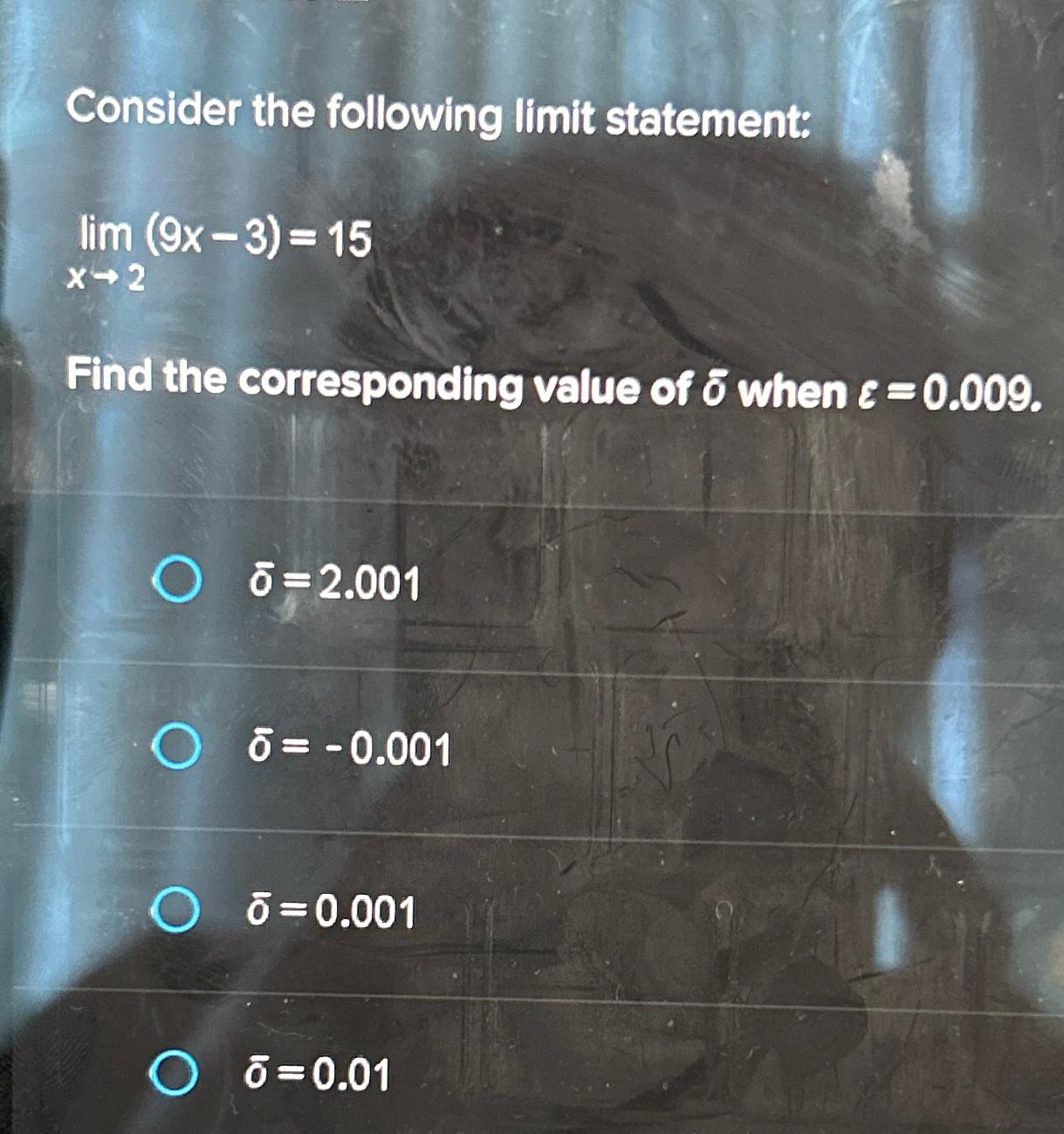 Solved Consider the following limit | Chegg.com