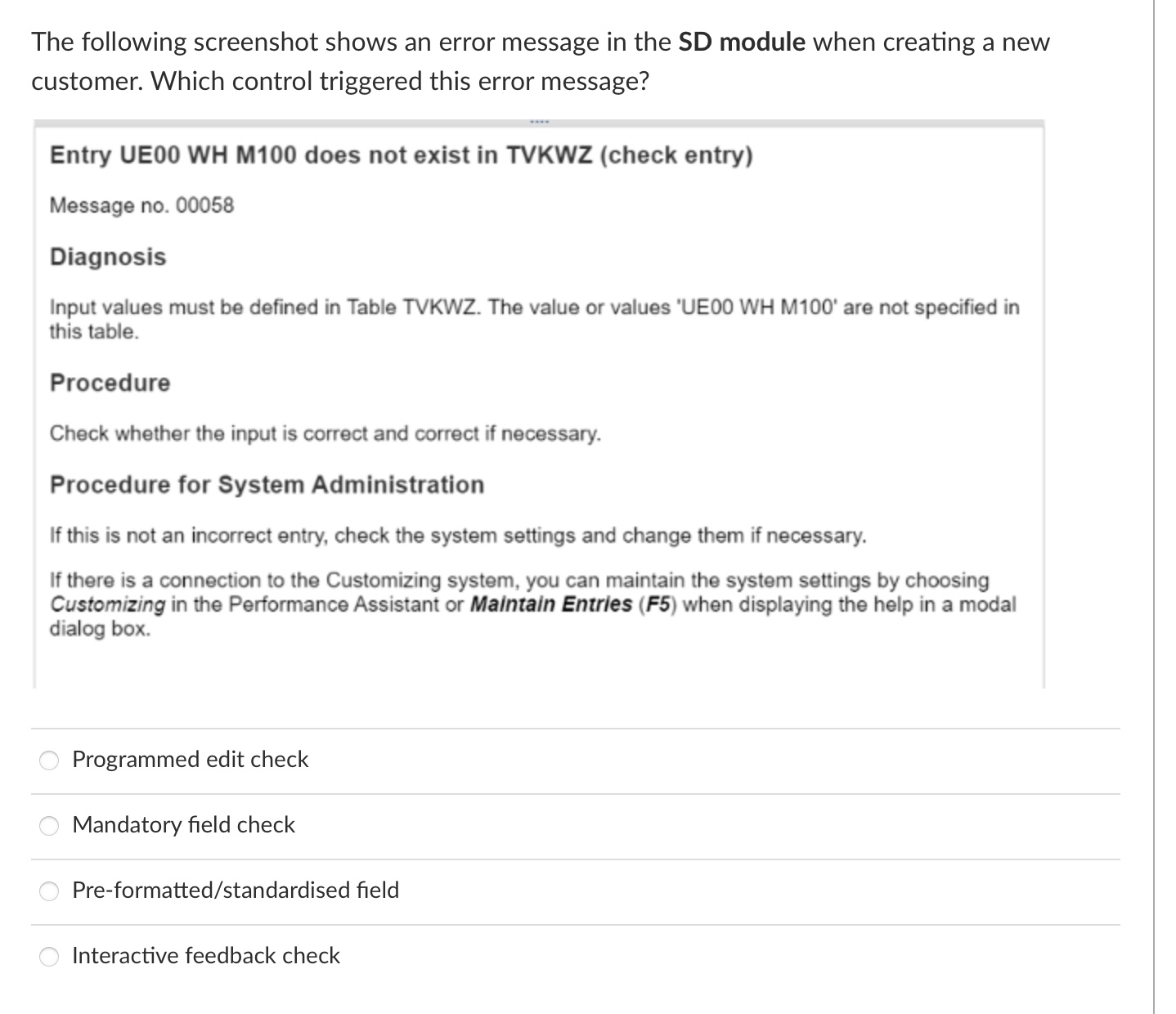 Solved The following screenshoot shows an error message in | Chegg.com