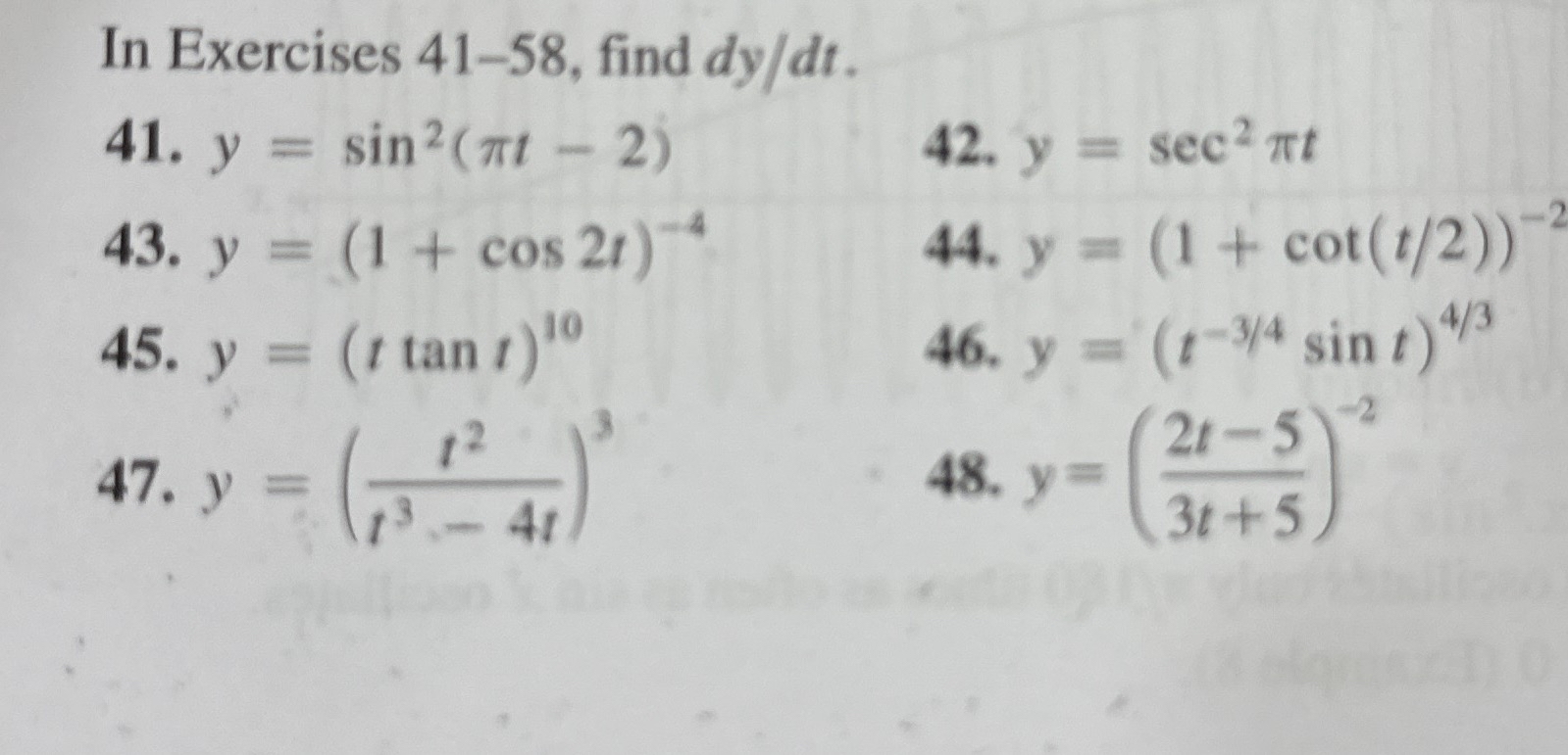 Solved In Exercises 41-58, ﻿find | Chegg.com