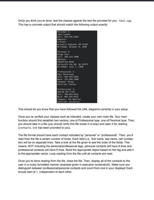 Solved The UML cheat sheet given in lab 4 is attached in | Chegg.com