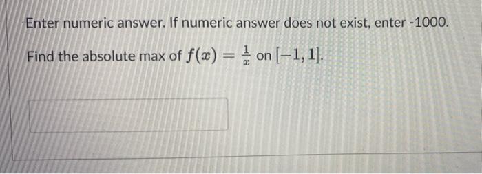 Solved Enter Numeric Answer If Numeric Answer Does Not 3575