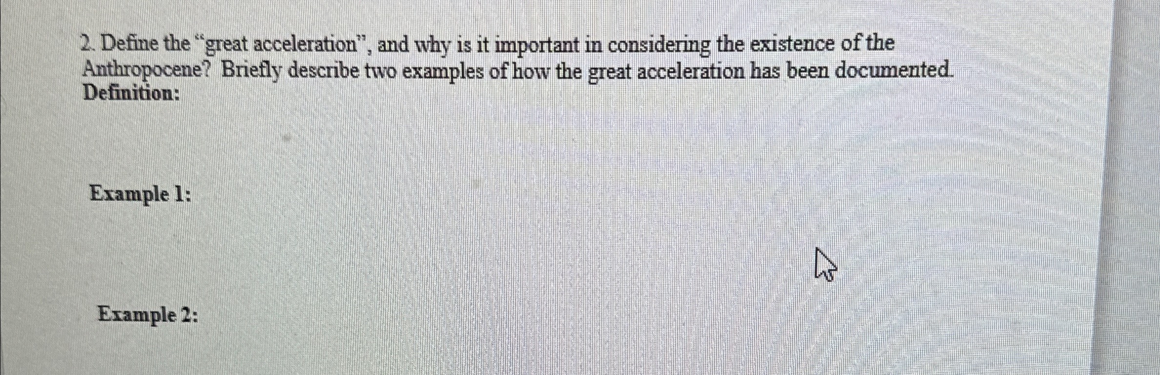 Solved Briefly describe two examples of how the great | Chegg.com