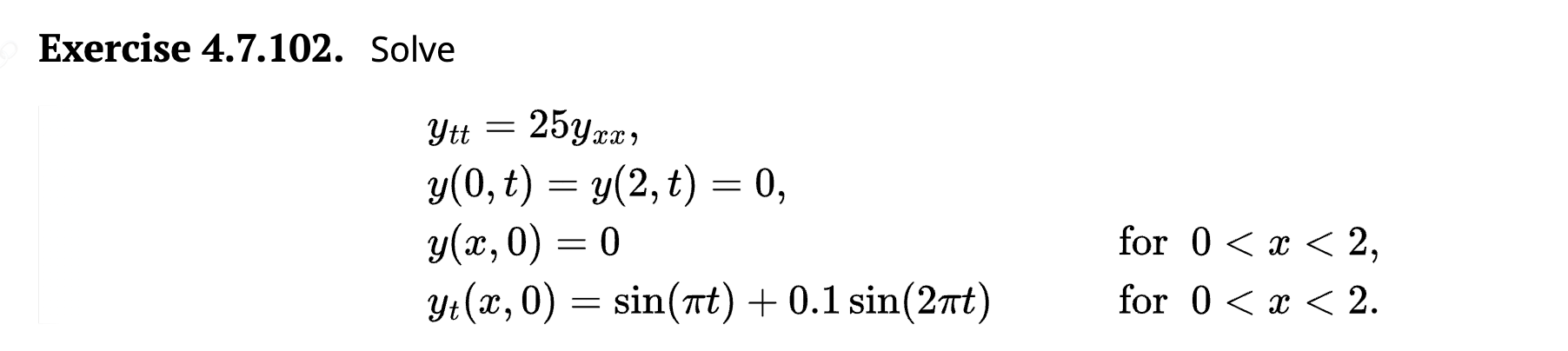Solved Exercise 4.7.102. | Chegg.com