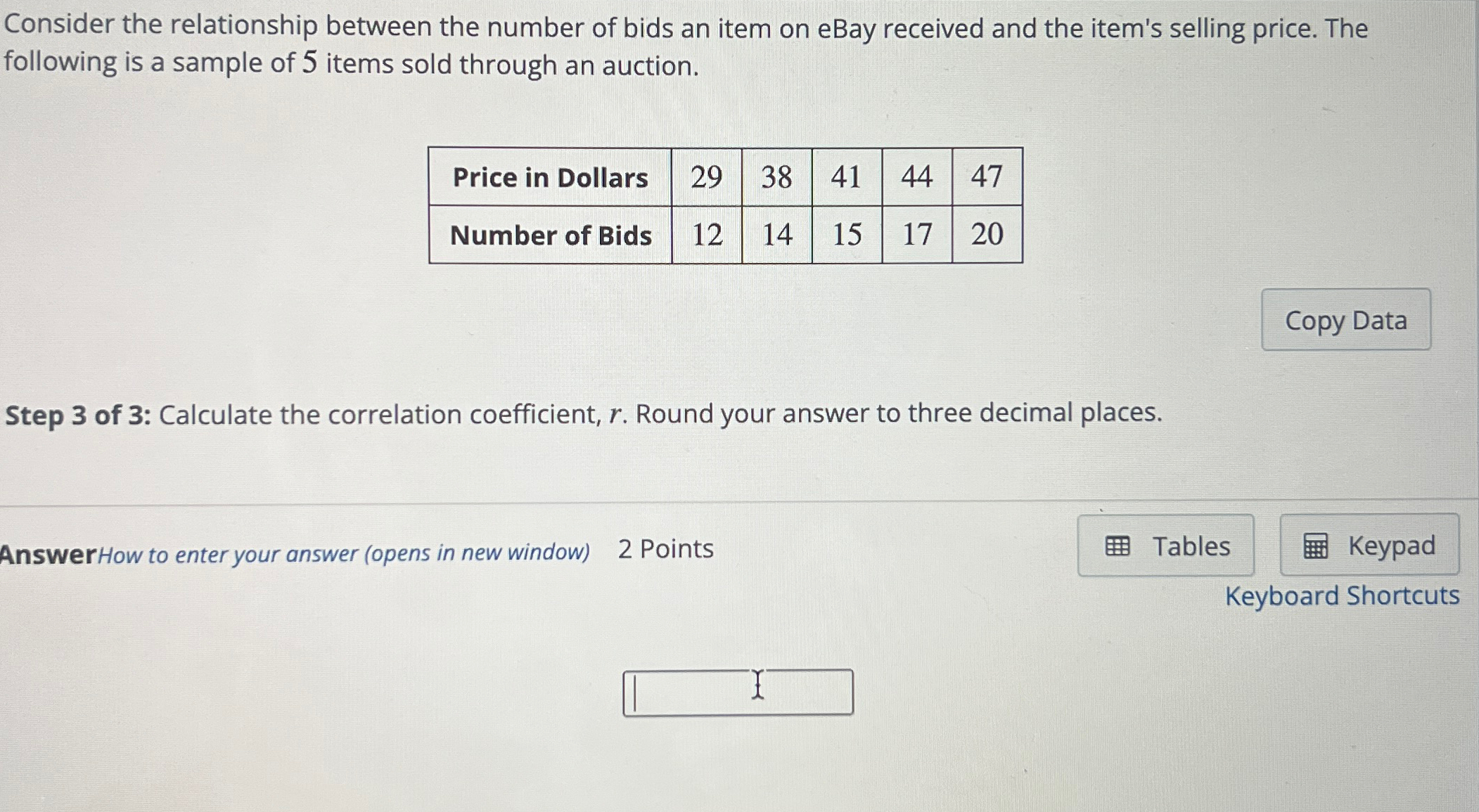 Solved Consider the relationship between the number of bids | Chegg.com