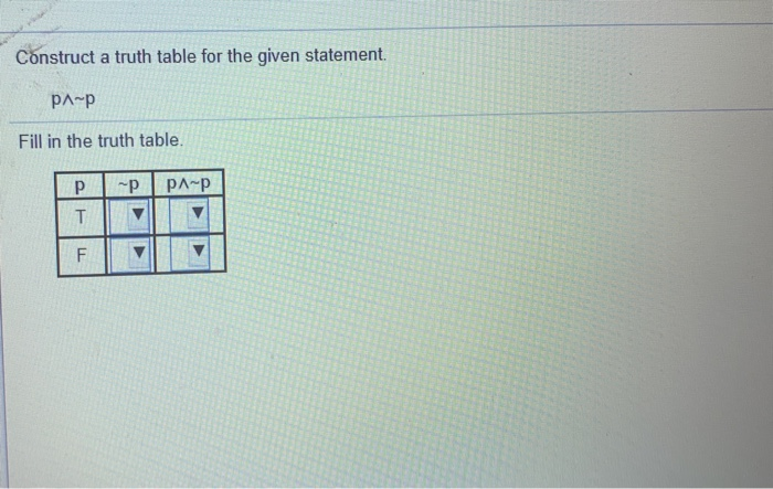 Solved Construct a truth table for the given statement php | Chegg.com