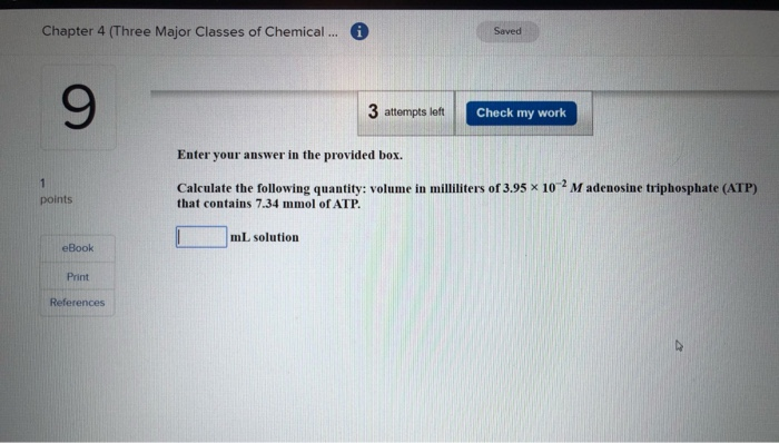 Solved Chapter 4 (Three Major Classes of Chemical ... 6 | Chegg.com