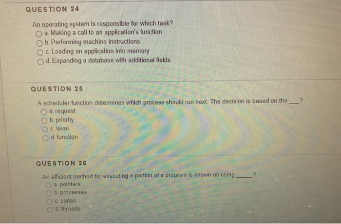 Solved QUESTION 15 Which technique improves system resource | Chegg.com