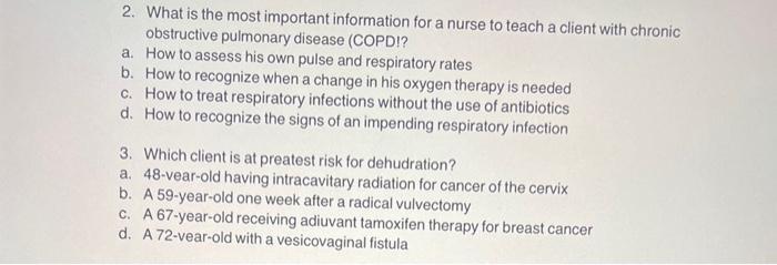 Solved 19. gradually declined, and the client tells the | Chegg.com