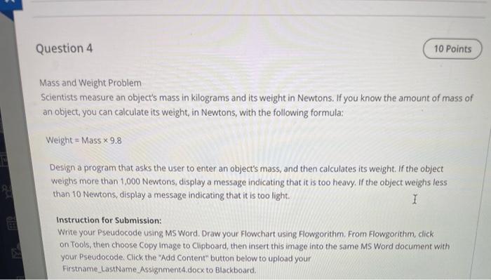 Solved **** This quite literally can be answered with a | Chegg.com