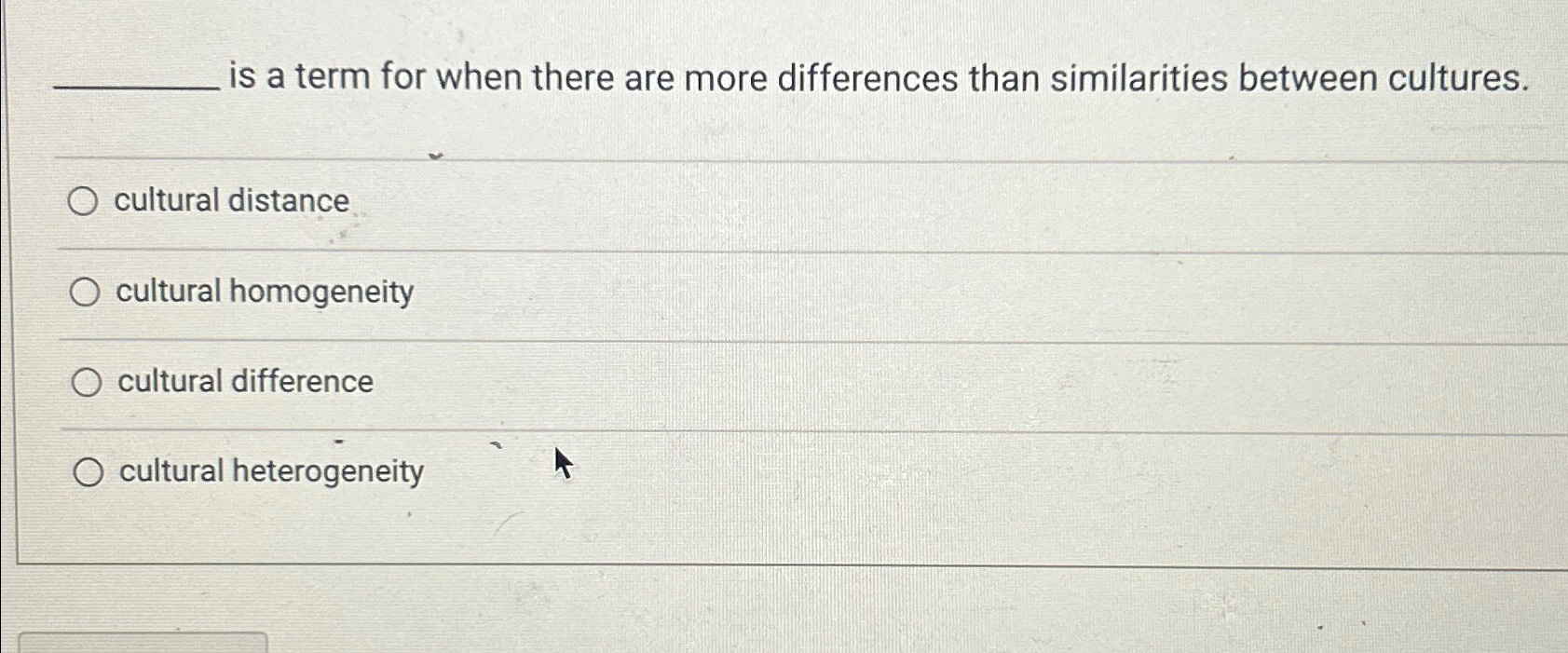 Solved is a term for when there are more differences than | Chegg.com