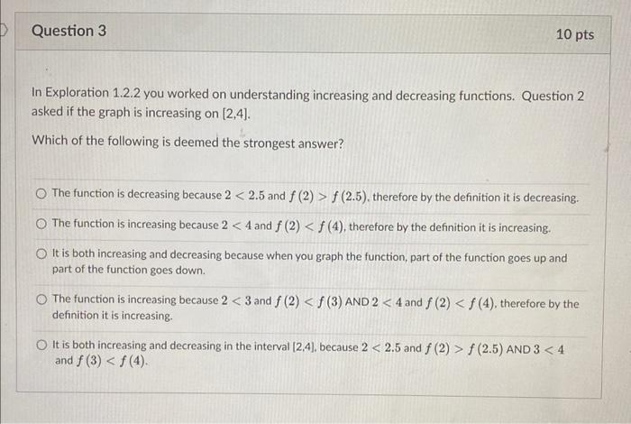Solved DEFINITION: If a function y=f(x) is defined on an | Chegg.com