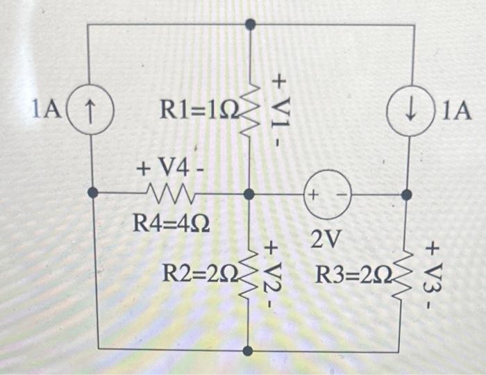 Solved find unknow voltage and current? | Chegg.com