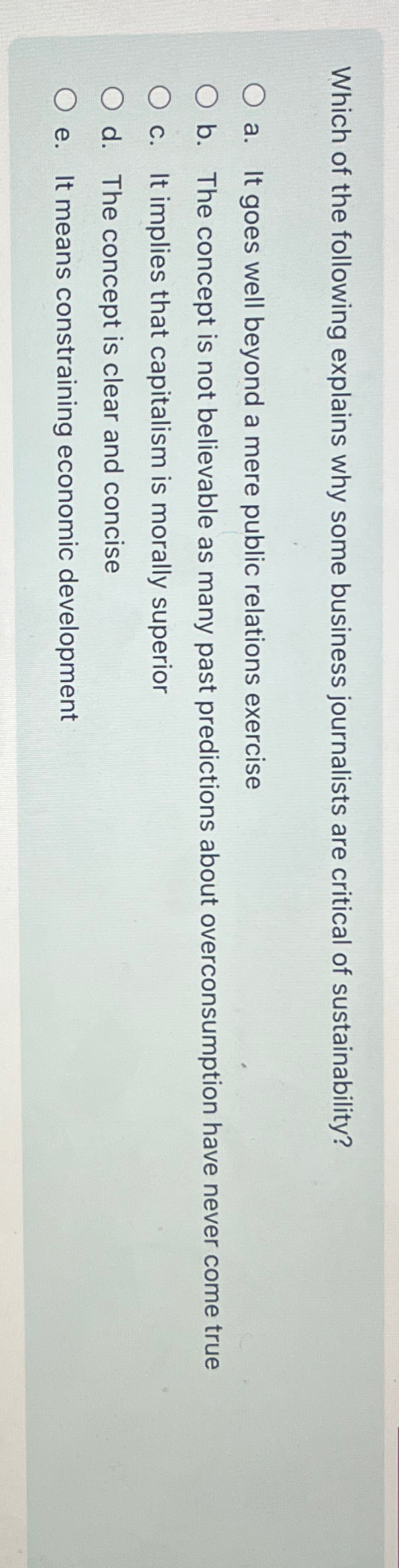 Solved Which of the following explains why some business | Chegg.com