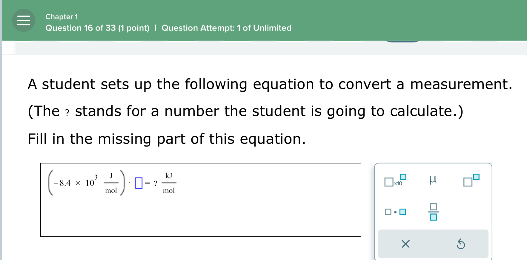 Solved Chapter 1Question 16 ﻿of 33 (1 ﻿point)Question | Chegg.com