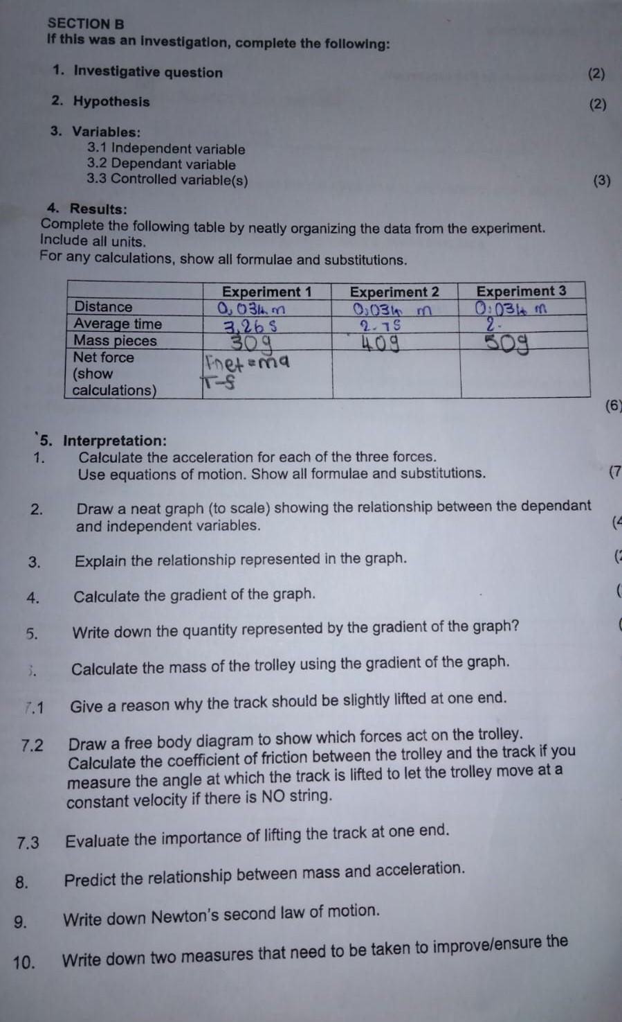 Solved Aim: Investigate the relationship between the net | Chegg.com