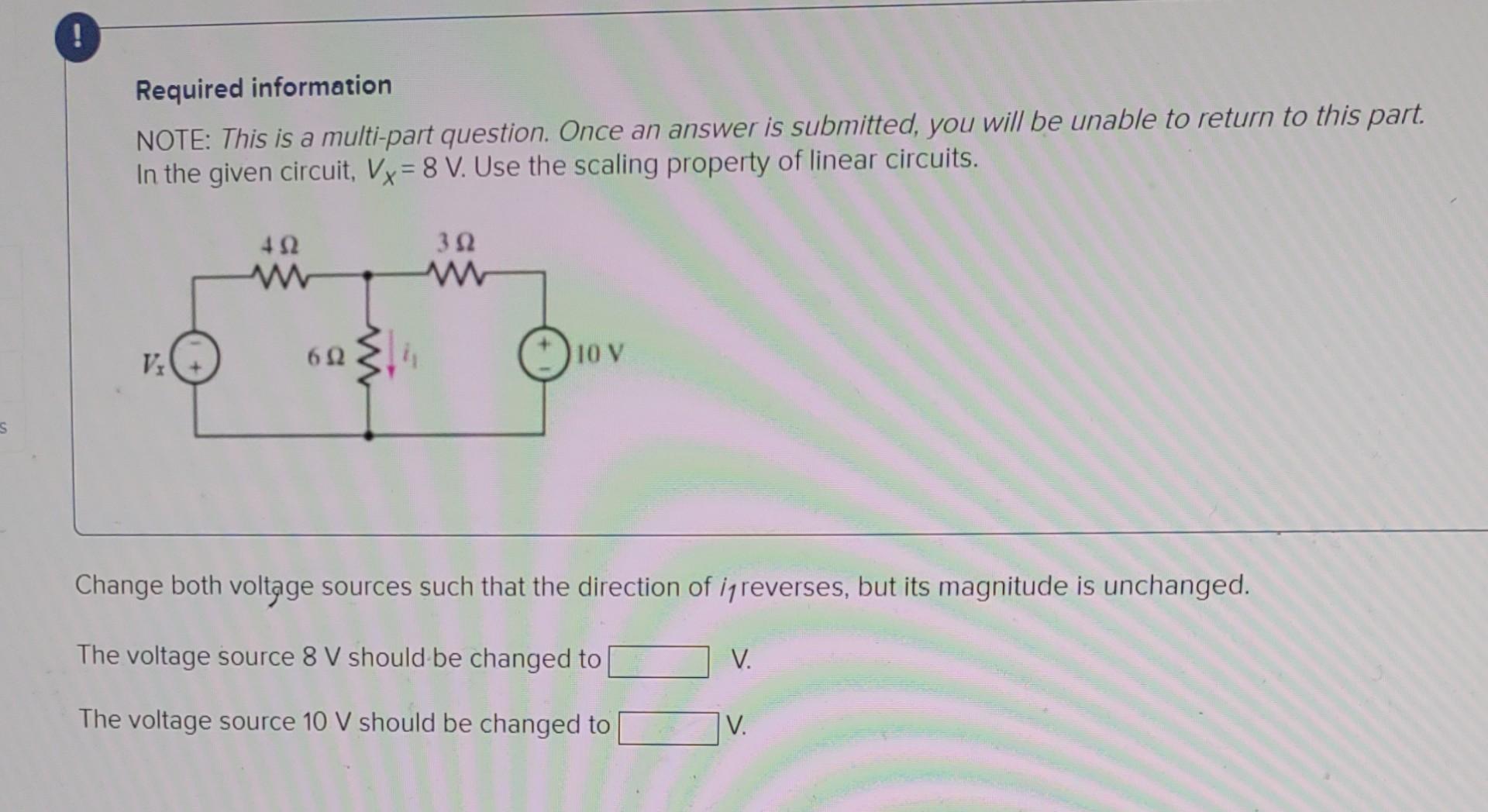 Solved Required information NOTE: This is a multi-part | Chegg.com