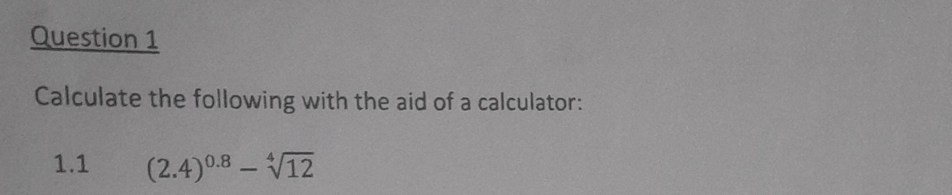 Solved Calculate the following with the aid of a calculator: | Chegg.com