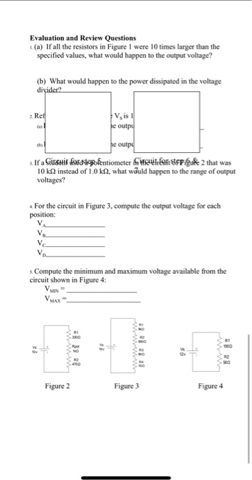 Voltage Divider Circuit Objectives 1. Apply the | Chegg.com
