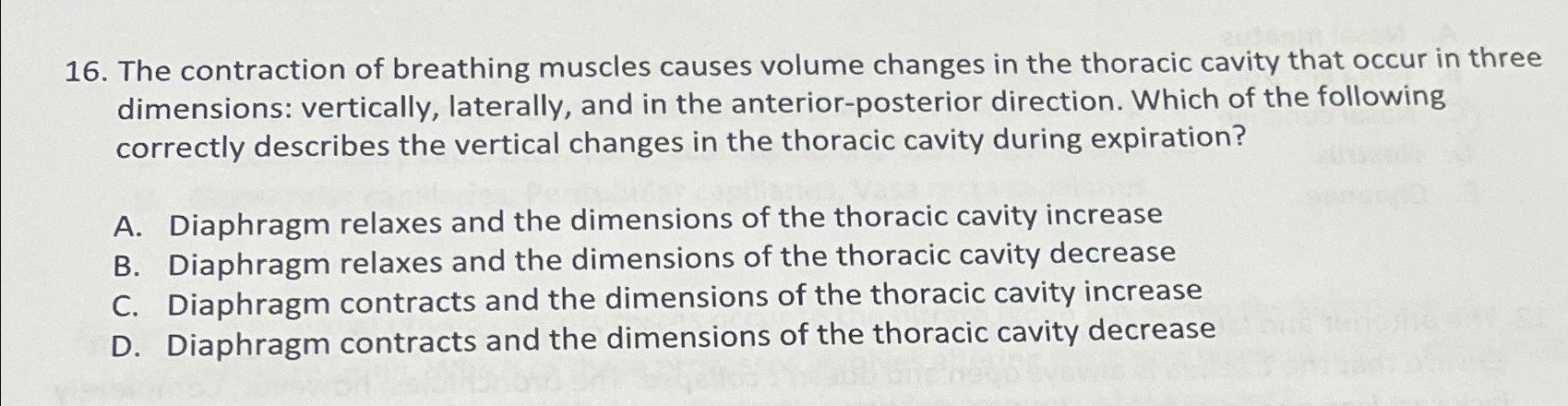 Solved The contraction of breathing muscles causes volume | Chegg.com
