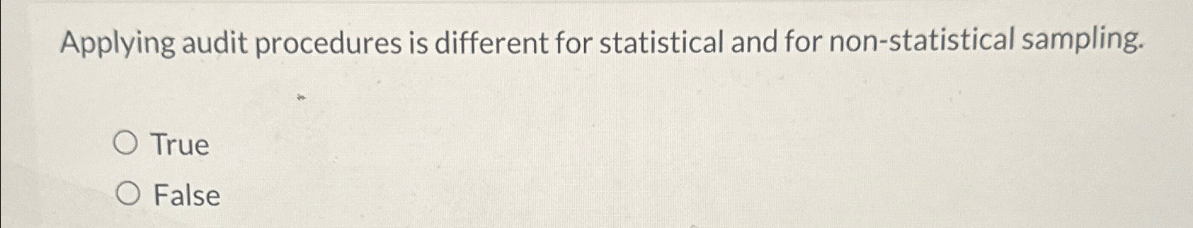 Solved Applying audit procedures is different for | Chegg.com