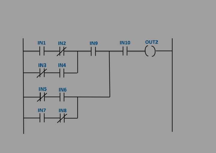 Solved Write the mnemonic code for this ladder diagram and | Chegg.com