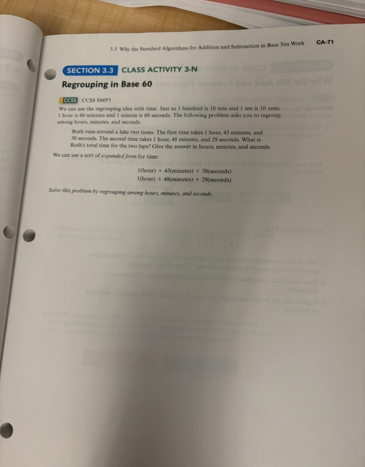 Solved 3.3 ﻿Why the Standard Algorithms for Addition and | Chegg.com