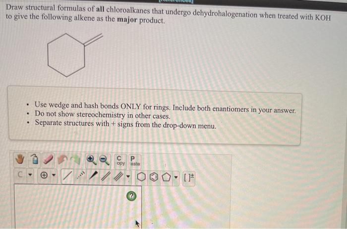 Solved Draw structural formulas of all chloroalkanes that | Chegg.com