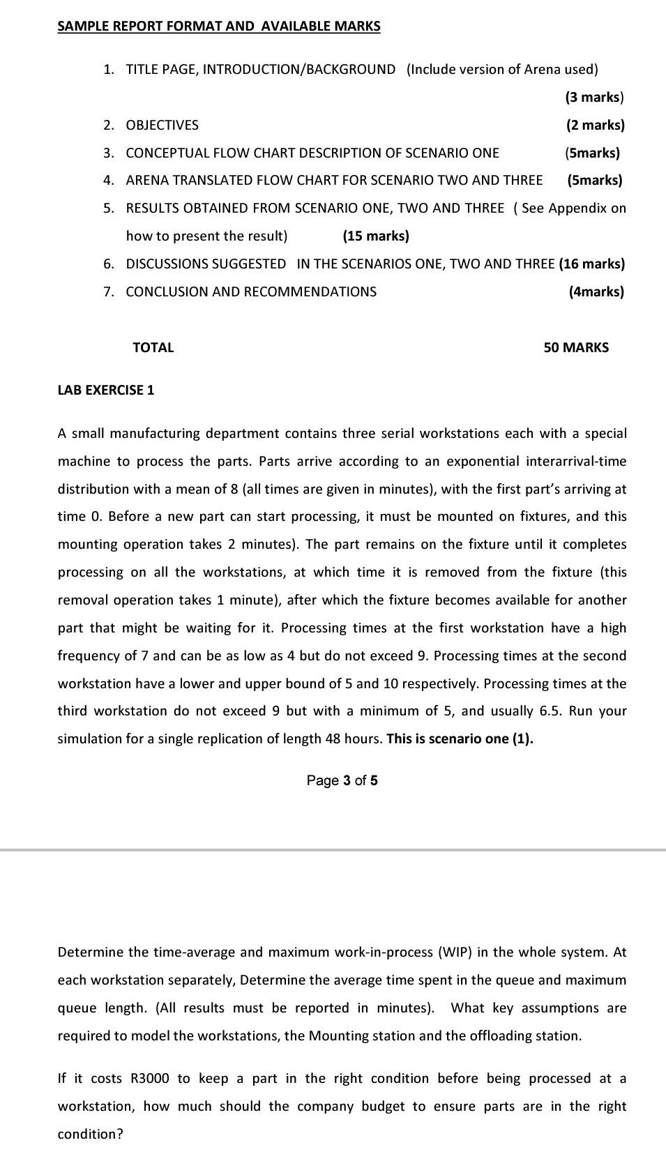 Solved Title of Practical: Simulation modelling of a | Chegg.com