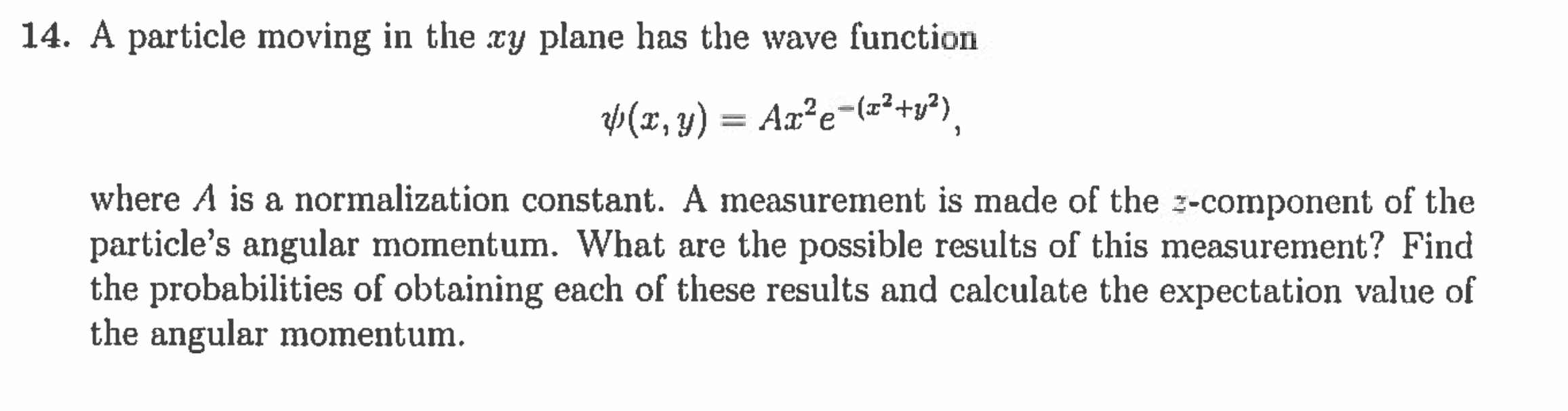 Solved A particle moving in the xy ﻿plane has the wave | Chegg.com