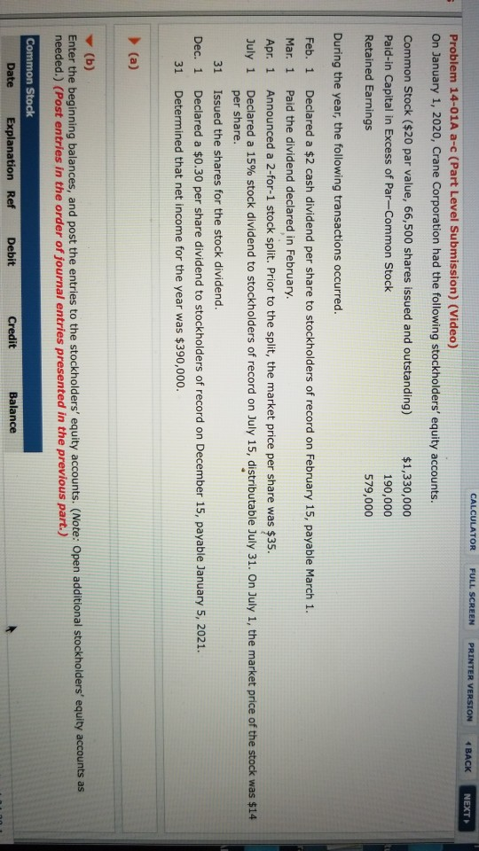 Solved CALCULATOR FULL SCREEN PRINTER VERSION 4 BACK NEXT | Chegg.com