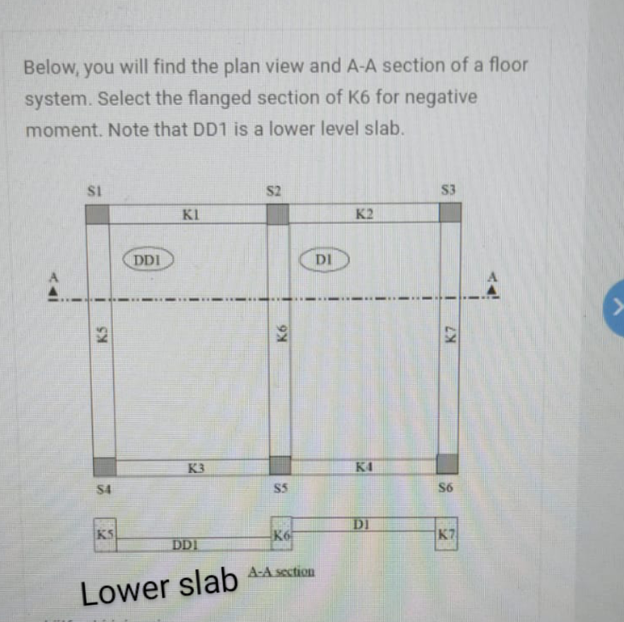 Below, you will find the plan view and A-A section of | Chegg.com