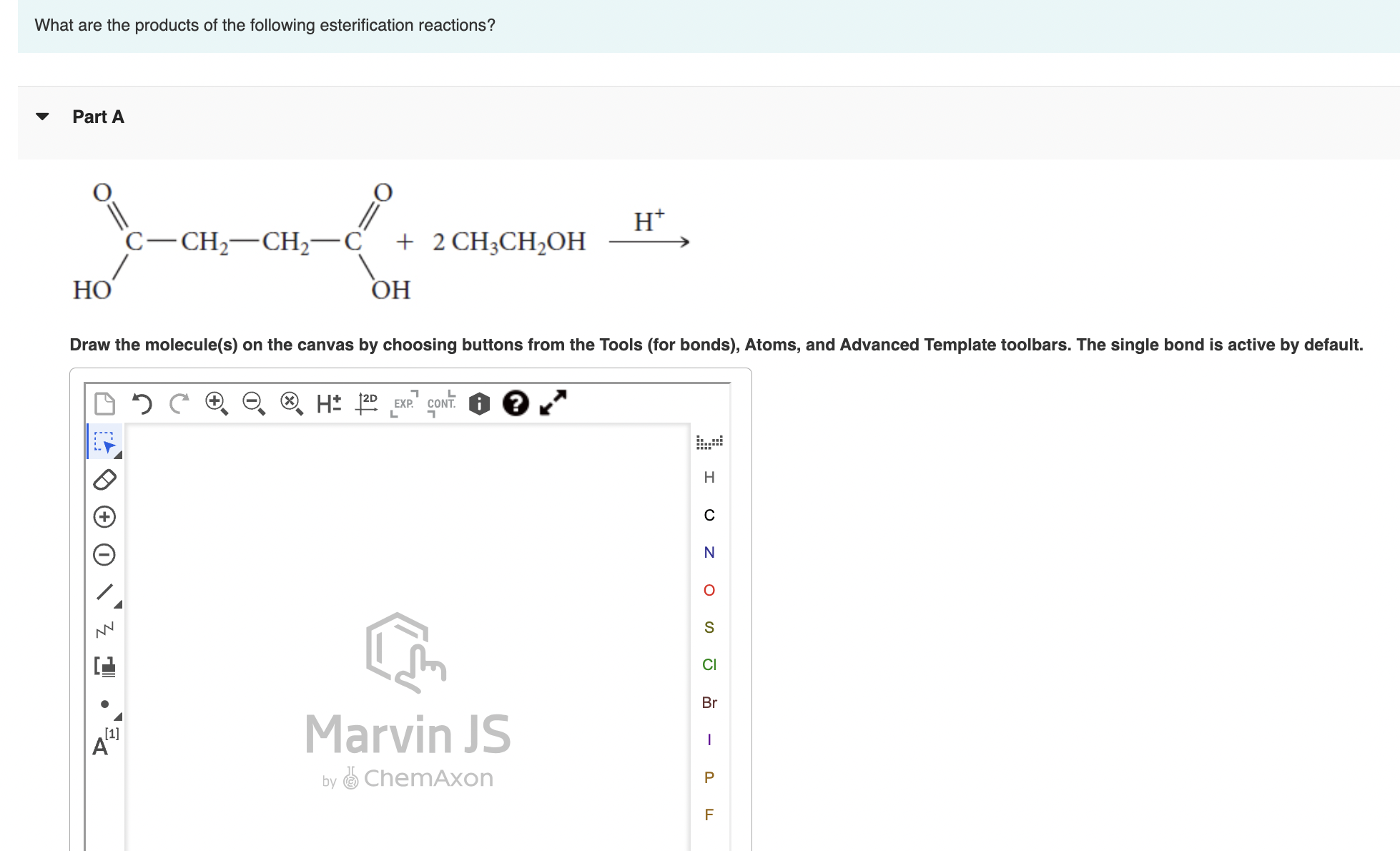 Solved What are the products of the following esterification | Chegg.com