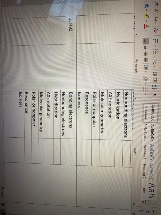 Solved DA- LUU AdbbLEDO AaBbl Aabbcc AdB 1 Normal 1 No | Chegg.com