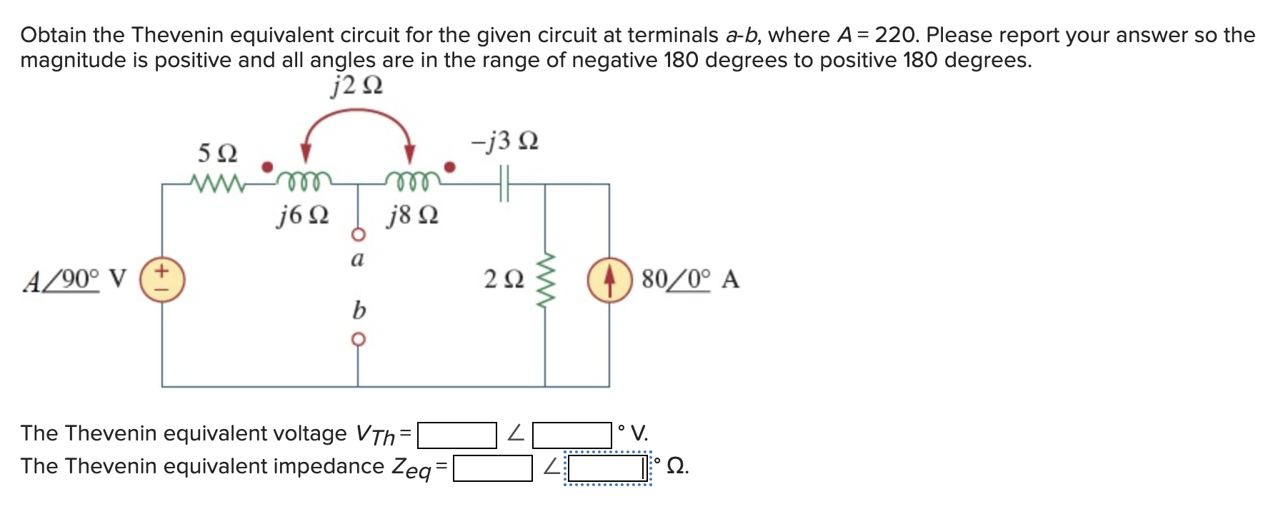 Solved Obtain the Thevenin equivalent circuit for the given | Chegg.com