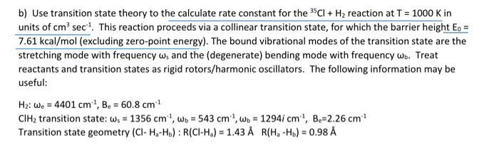 Solved A recently calculated potential energy surface for | Chegg.com