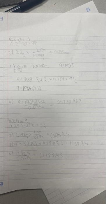 Solved can someone please check my work and my math and make | Chegg.com