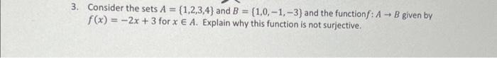 Solved Consider the sets \\( A=\\{1,2,3,4\\} \\) and \\( | Chegg.com