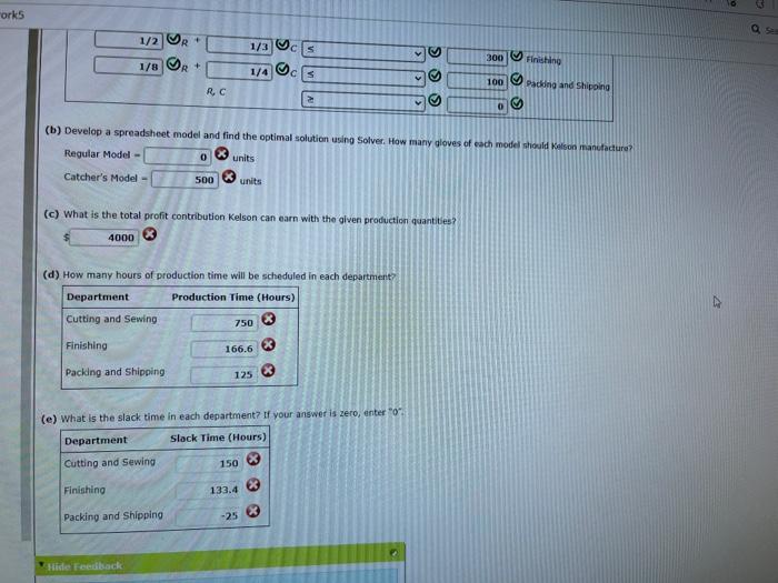 (b) Develop a spreadsheet model and find the optimal | Chegg.com