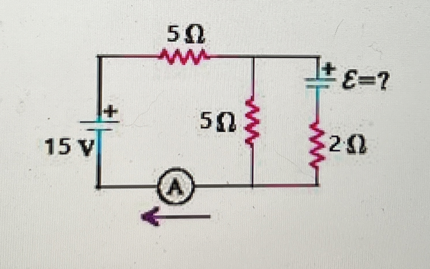 Solved When I read the ammeter's scale for the circuit, I | Chegg.com