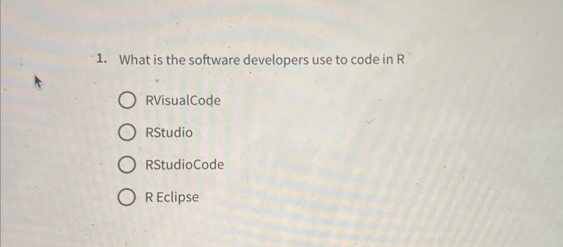 Solved What is the software developers use to code in | Chegg.com