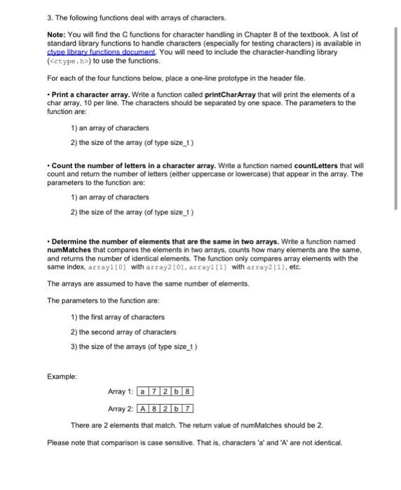 Solved CS 271 Lab 2 - C Functions and Arrays Goals 1. Use an | Chegg.com