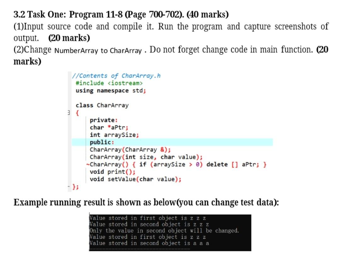 Solved Program 11-8 Contents of NumberArray2.h 1 #include 2 | Chegg.com