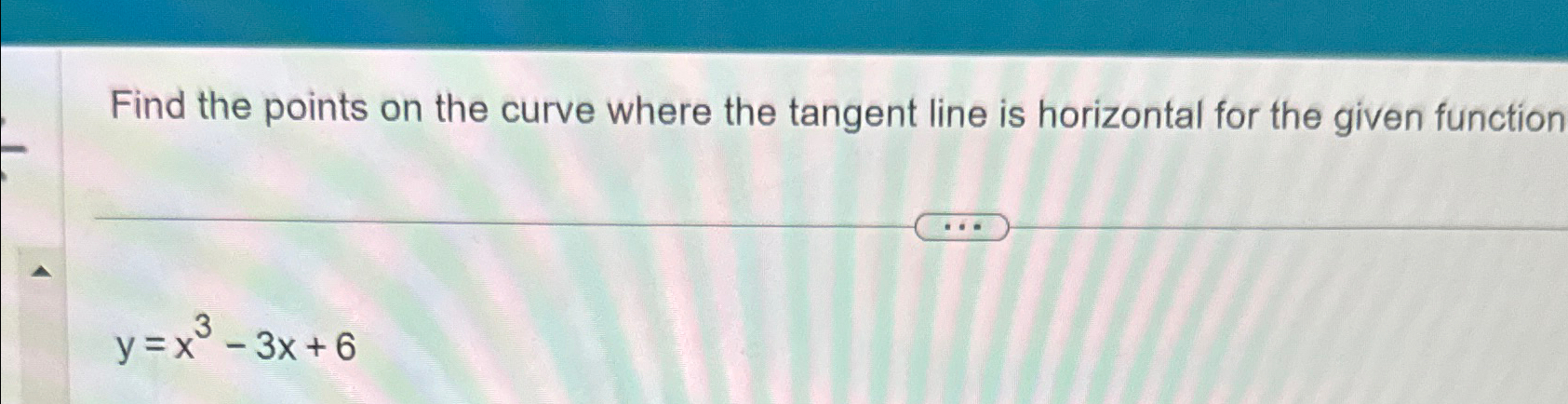 Solved Find the points on the curve where the tangent line | Chegg.com