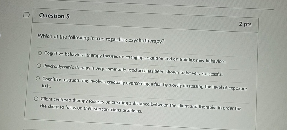 Solved Question 52 ﻿ptsWhich of the following is true | Chegg.com