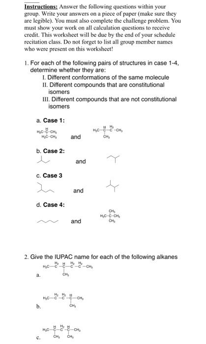 Solved Instructions: Answer the following questions within | Chegg.com